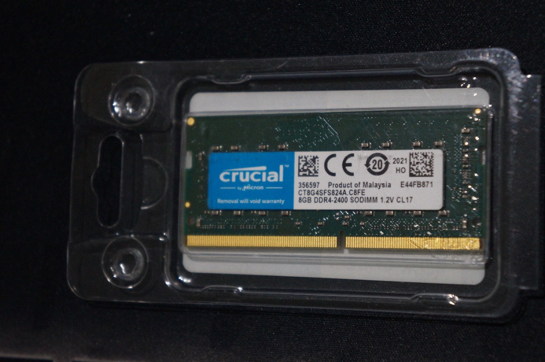 Crucial 8GB DDR4 2400 laptop RAM, Computers & Tech, Parts & Accessories ...