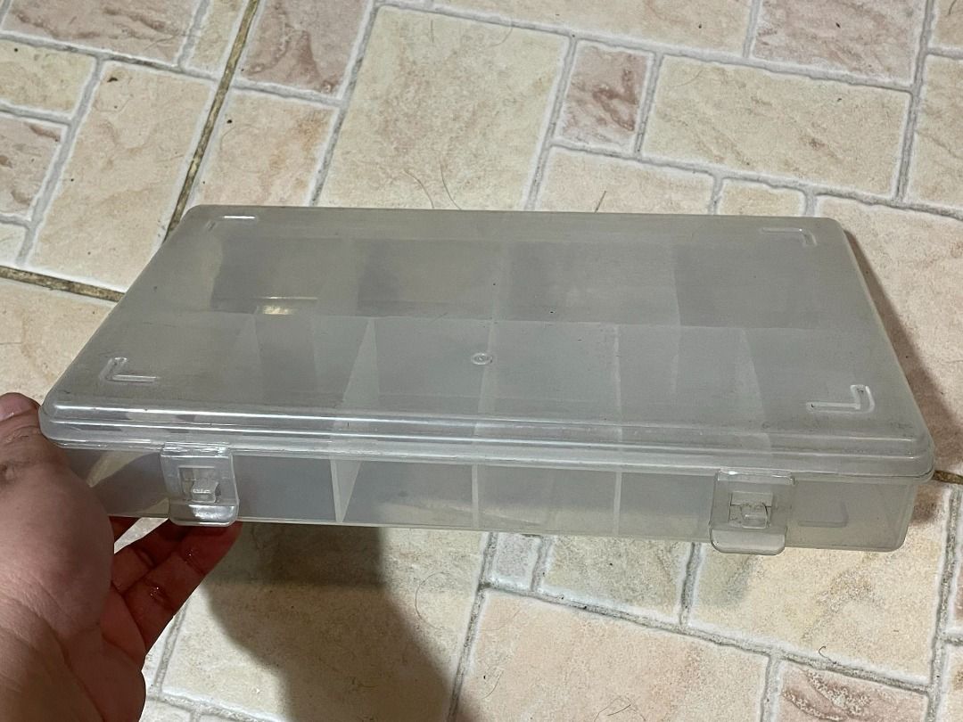 Daiso Medicine Box | storage case organizer with compartment grids ...