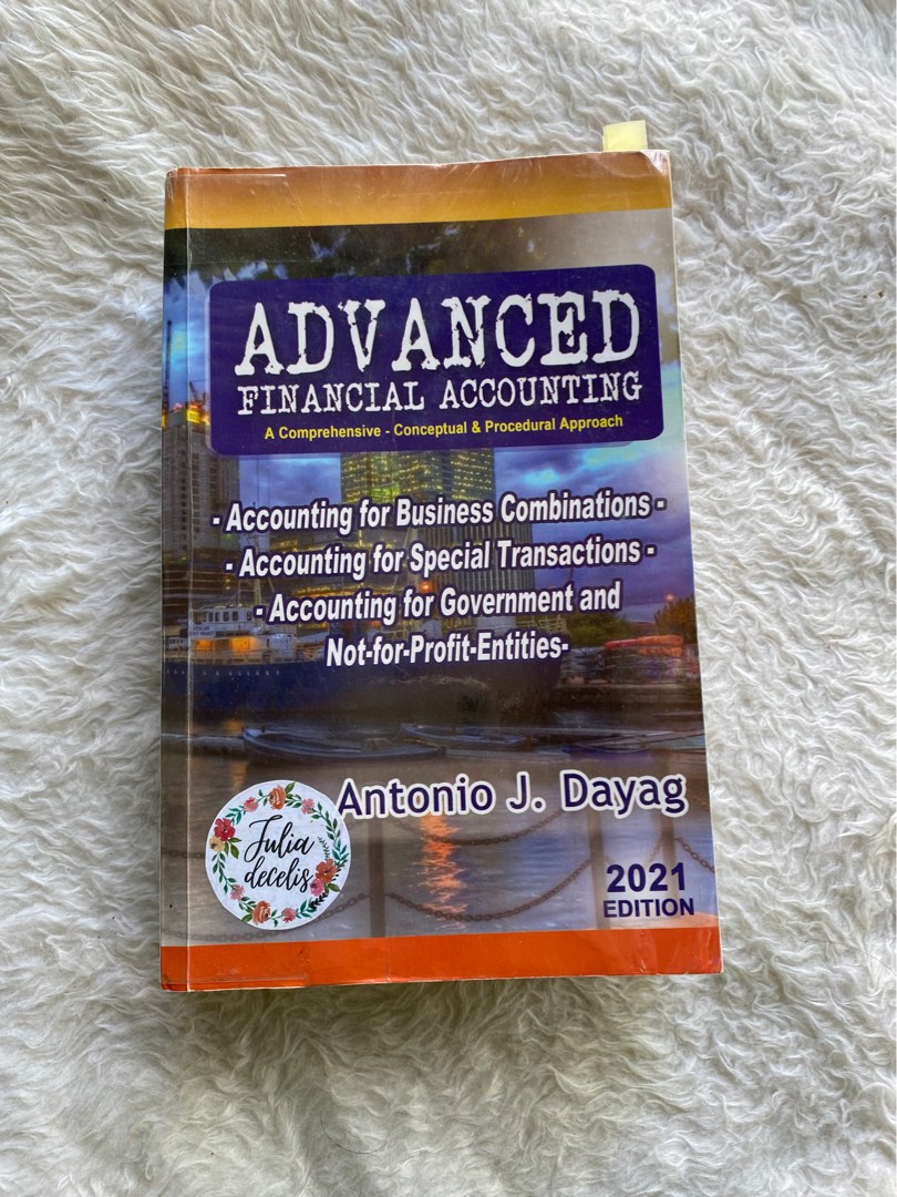 DAYAG AFAR ADVANCED FINANCIAL ACCOUNTING AND REPORTING TEXTBOOK 2021 ...