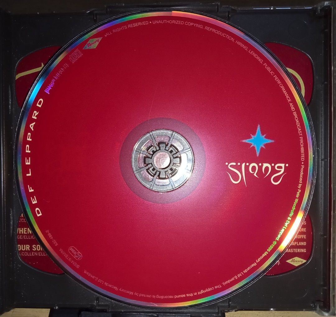 DEF LEPPARD - SLANG, Hobbies & Toys, Music & Media, CDs & DVDs on Carousell