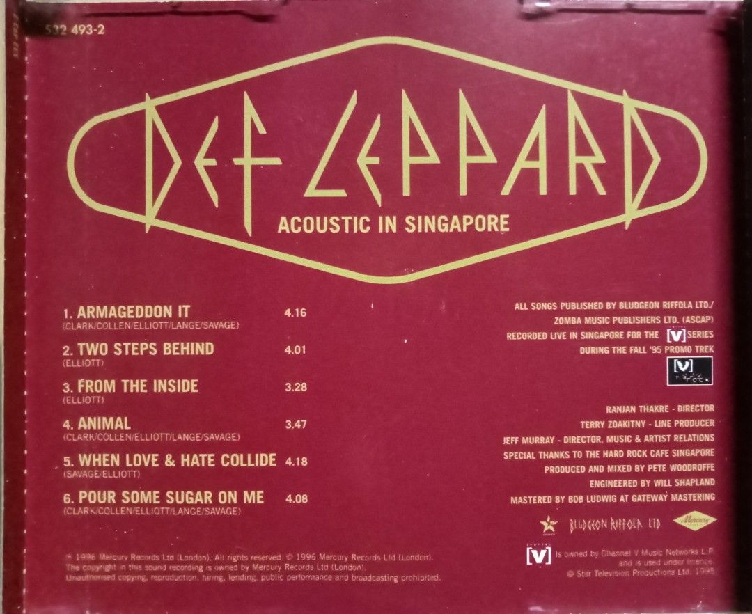 DEF LEPPARD - SLANG, Hobbies & Toys, Music & Media, CDs & DVDs on Carousell