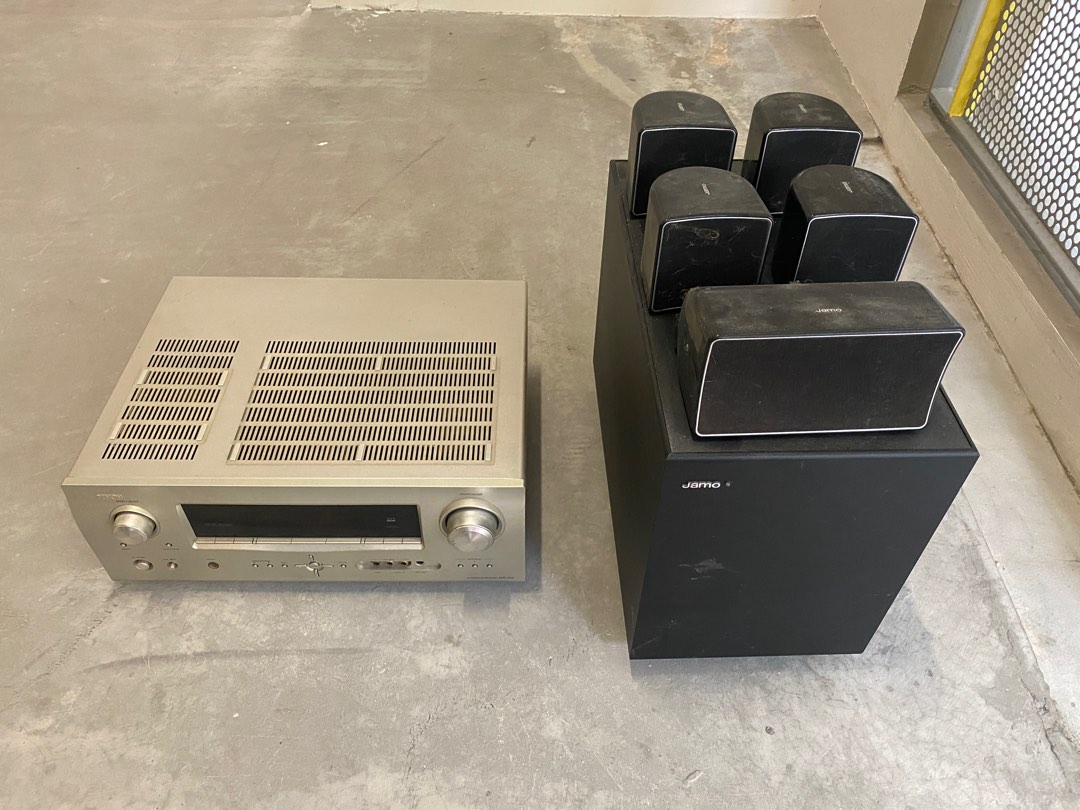 Denon AVR-1910 + Jamo 5.1, Audio, Soundbars, Speakers & Amplifiers on Carousell