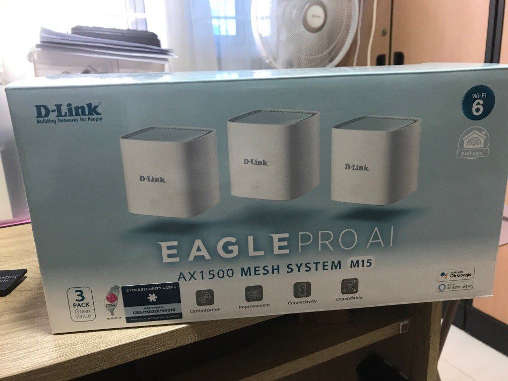 D-Link Eagle Pro AI AX1500 Mesh System M15, Computers & Tech, Parts ...
