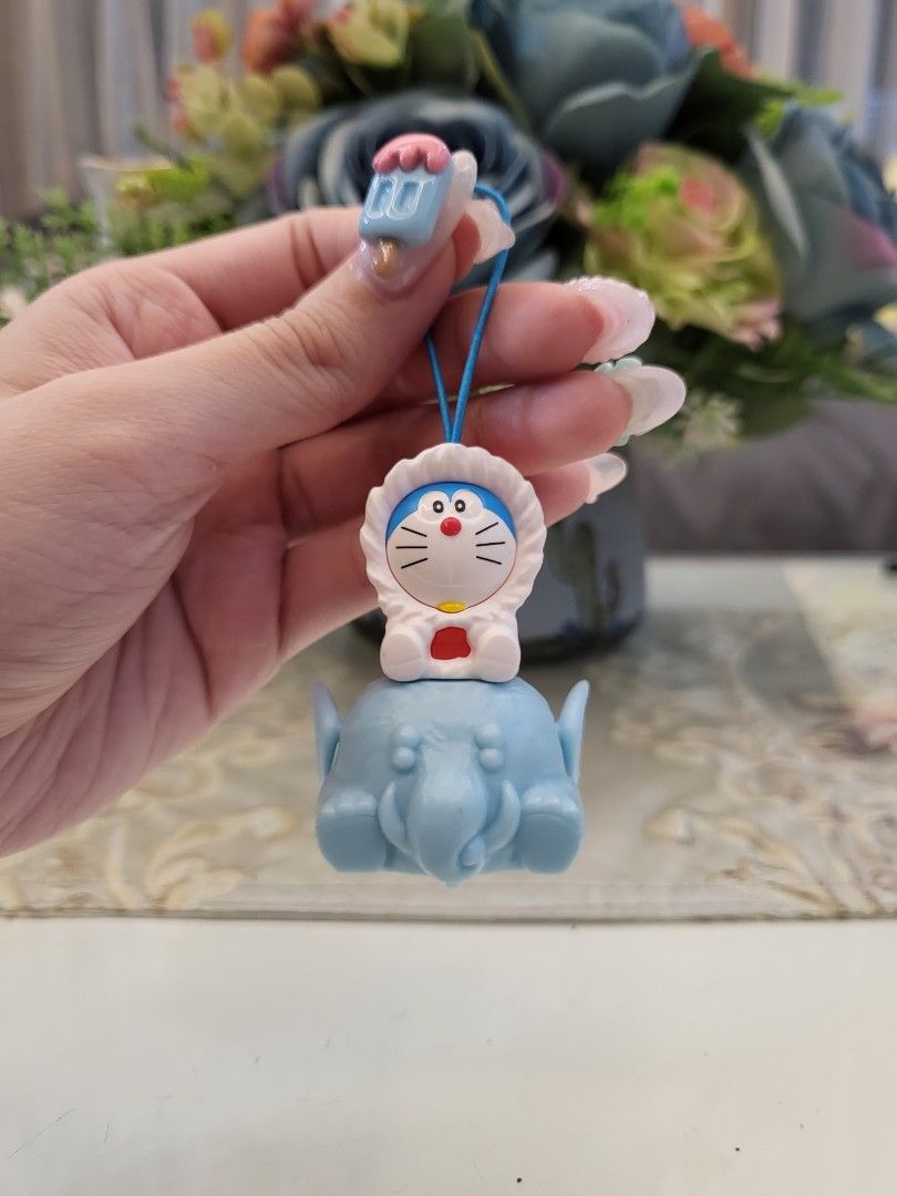 Doraemon Elephant Toy Keychain, Hobbies & Toys, Toys & Games on Carousell