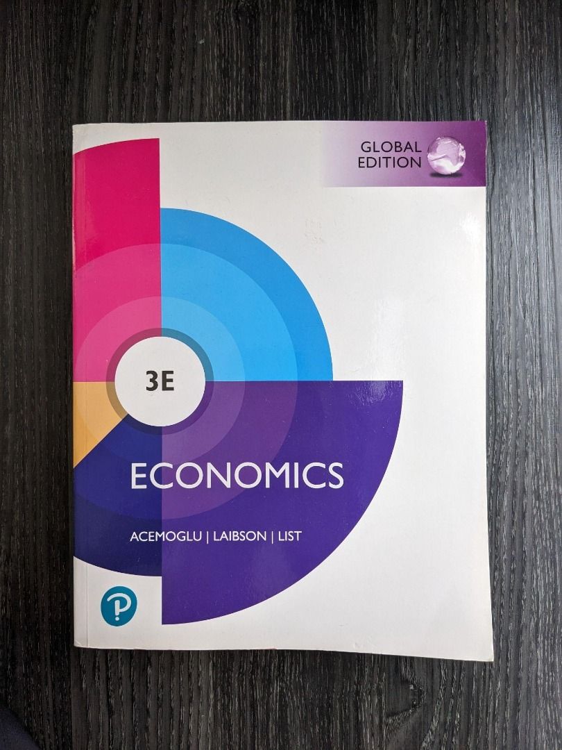 Economics (Acemoglu, 3rd Edition, Global Edition), Hobbies & Toys ...