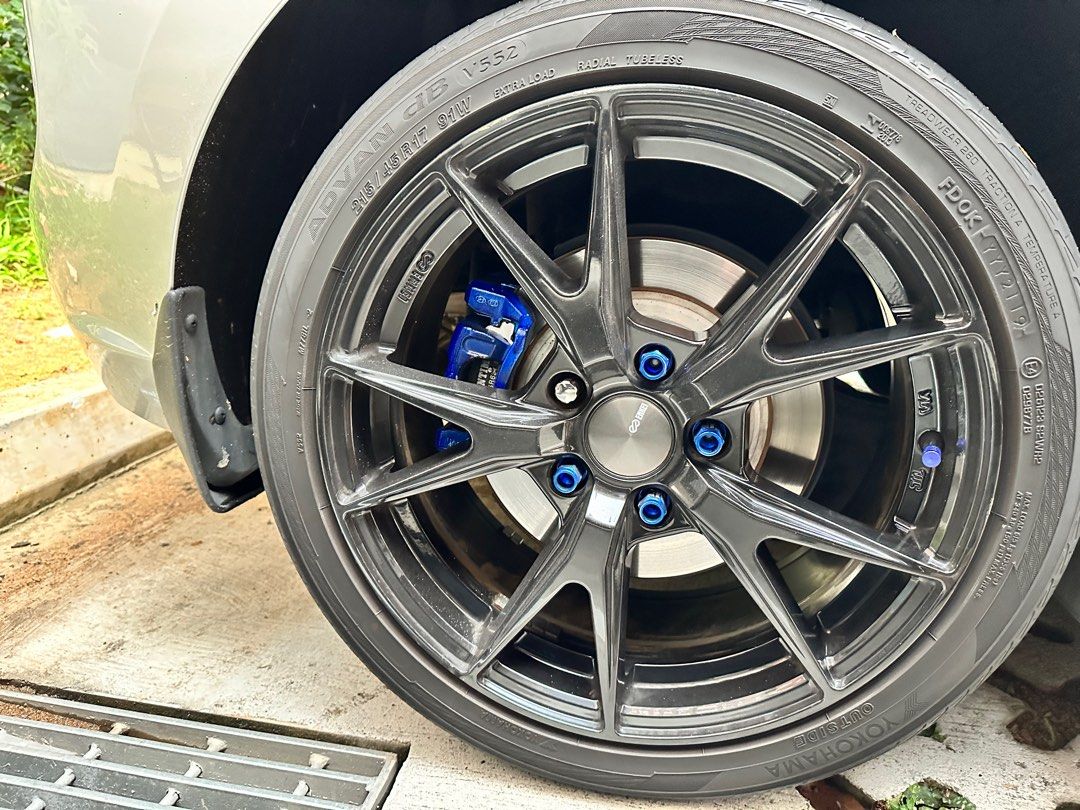 Enkei rim, Car Accessories, Tyres & Rims on Carousell