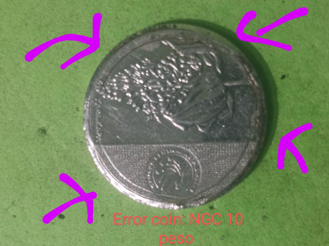 Error NGC 10 peso coin., Hobbies & Toys, Memorabilia & Collectibles ...