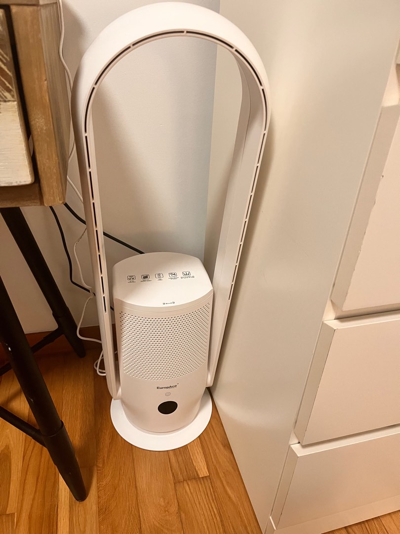 EuropAce Air Purifying Bladeless Fan - White - EBF Z3, TV & Home ...