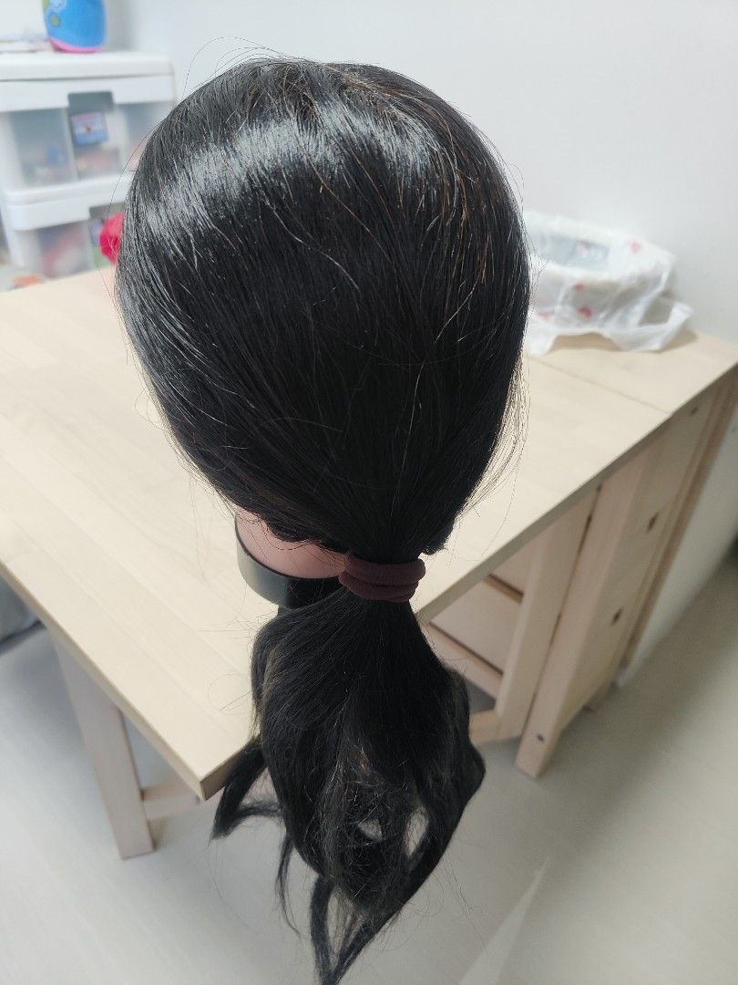Fake Head Hair Model, Beauty & Personal Care, Hair on Carousell