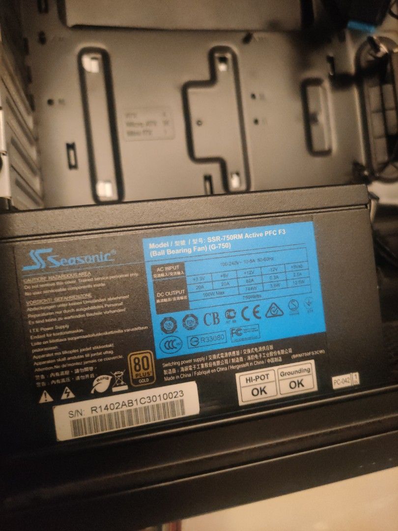 Fractal Design Define R5 Window Gaming Desktop PC Casing with Seasonic ...