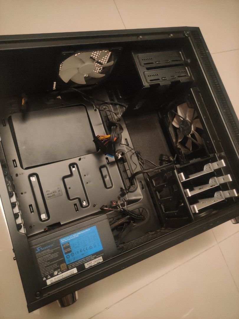 Fractal Design Define R5 Window Gaming Desktop PC Casing with Seasonic ...