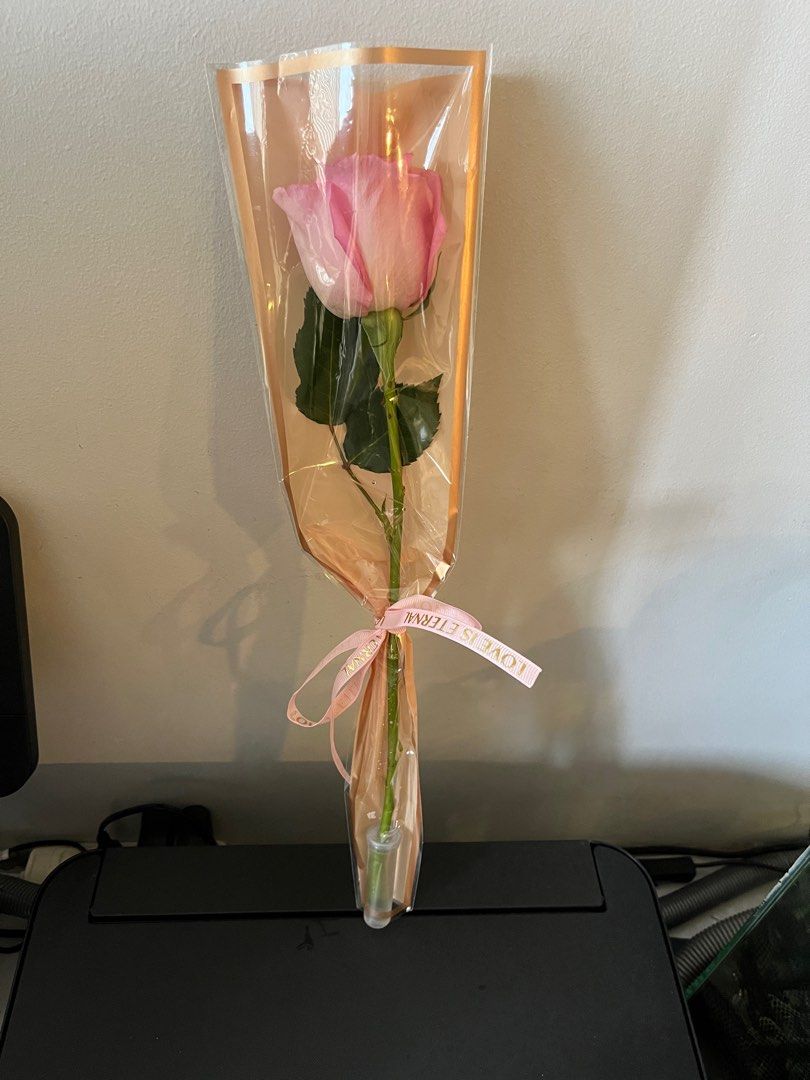 MInimum 20 stalks - Customised/Personalised Fresh rose single stalk ...