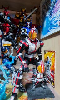 figma kamen rider 假面騎士幪面超人 龍牙 ryuga 非shf 真骨雕, 興趣及遊戲, 玩具 & 遊戲類 - Carousell