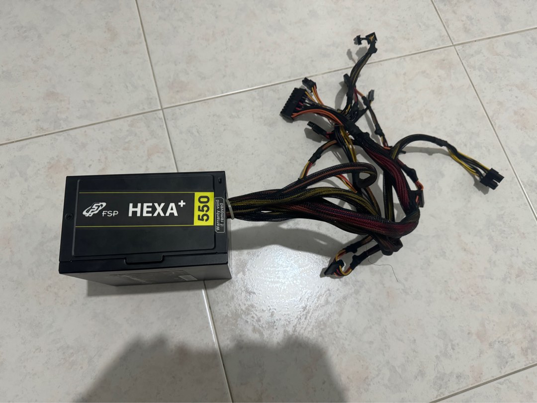 FSP HEXA 550W PSU POWER SUPPLY, Computers & Tech, Parts & Accessories ...