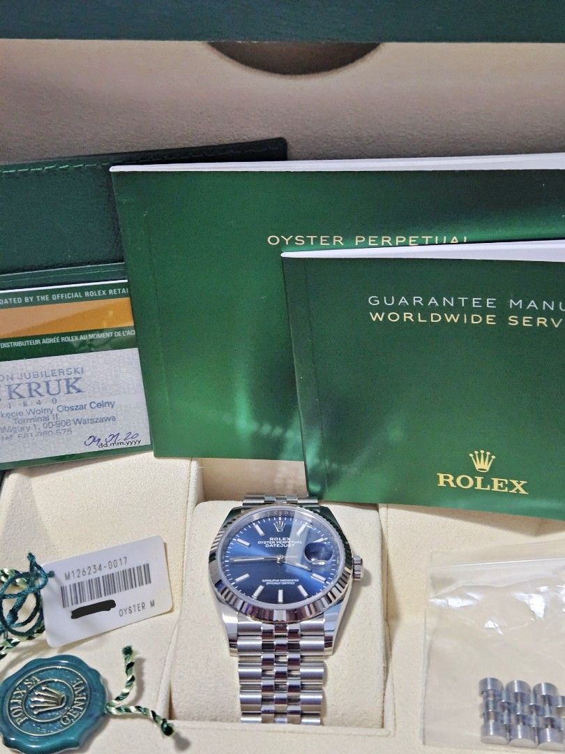 *Full Complete Set* 2020 Rolex Datejust 36 Ref. 126234, Luxury, Watches ...