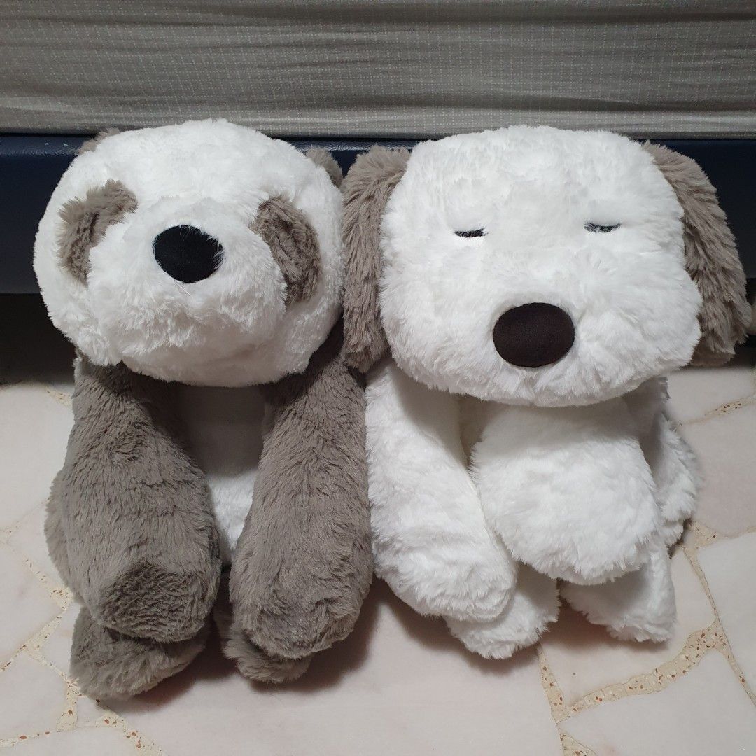 Funclaw White Panda White Dog Puppy Stuffed Soft Toy Plushie Plushy ...