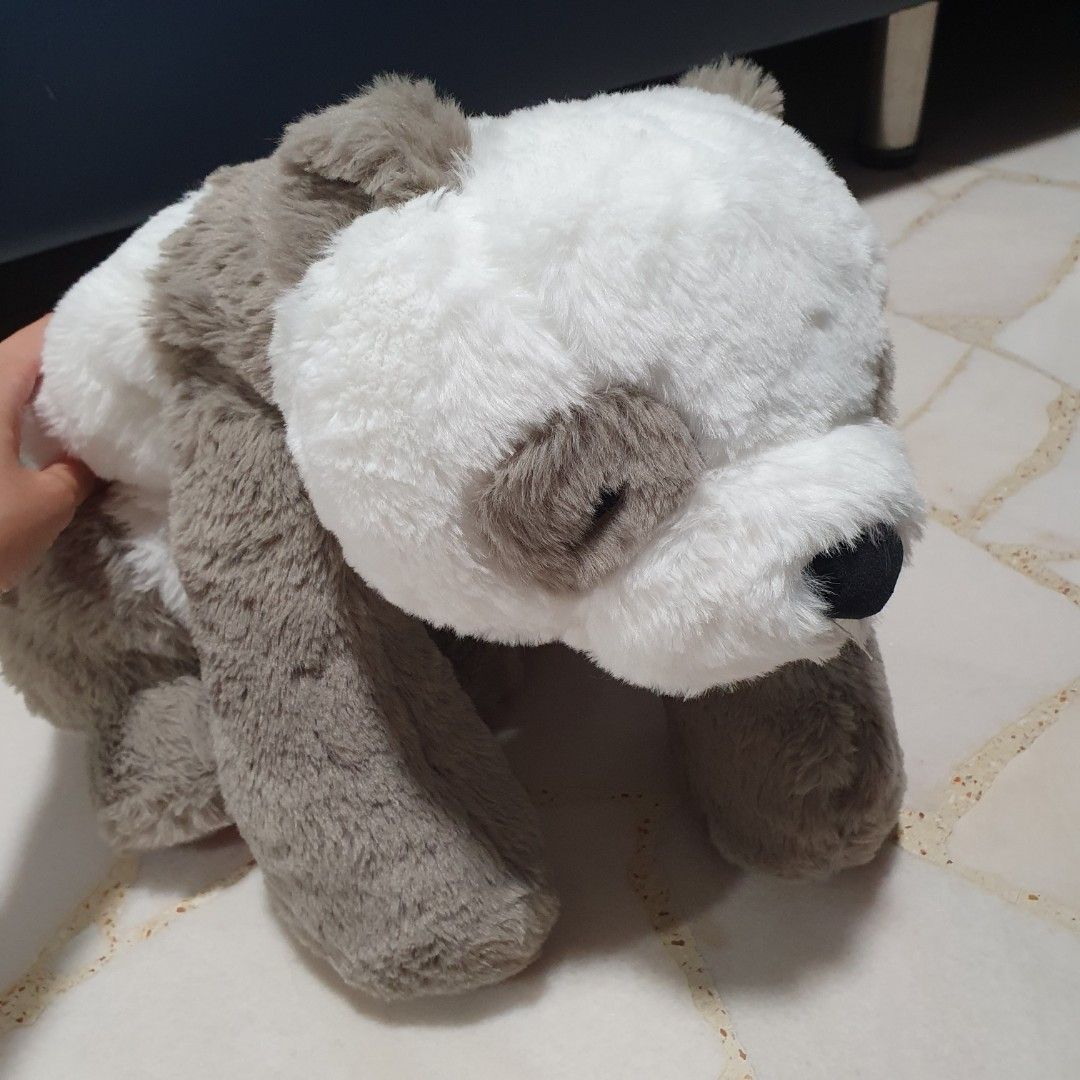 Funclaw White Panda White Dog Puppy Stuffed Soft Toy Plushie Plushy ...