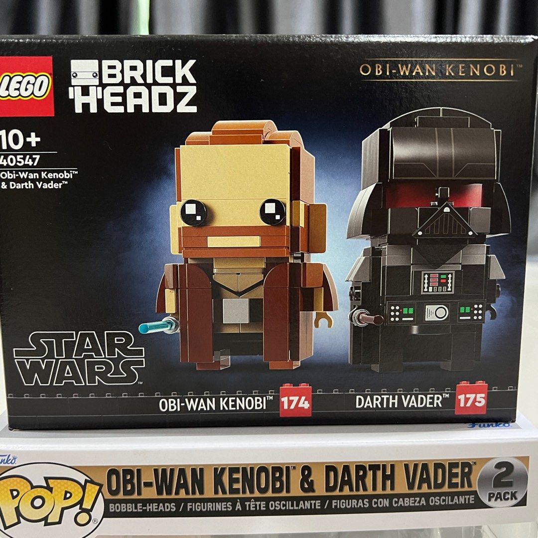 Funko & LEGO Obi-Wan Kenobi & Darth Vader, Hobbies & Toys, Toys & Games ...