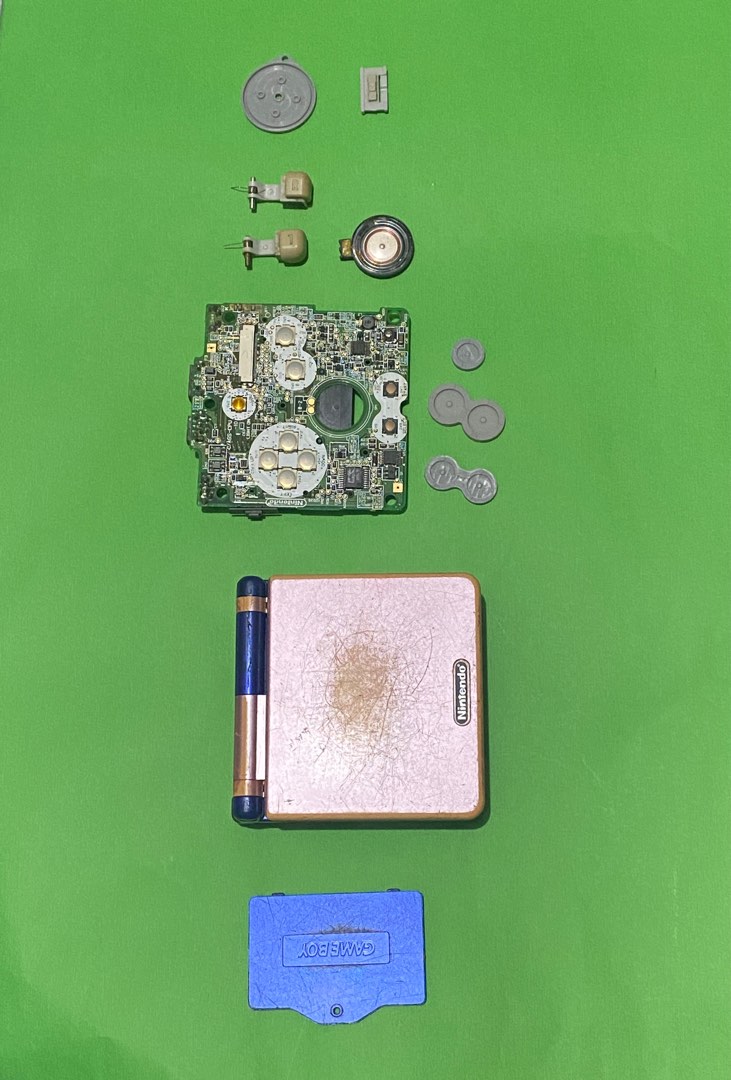 Gameboy Advance SP [Per parts - as is], Video Gaming, Video Game ...