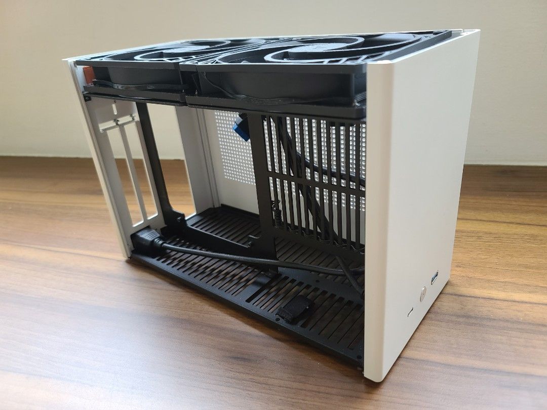 Ghost S1 clone ITX computer case plus Arctic P14 fans, Computers & Tech ...