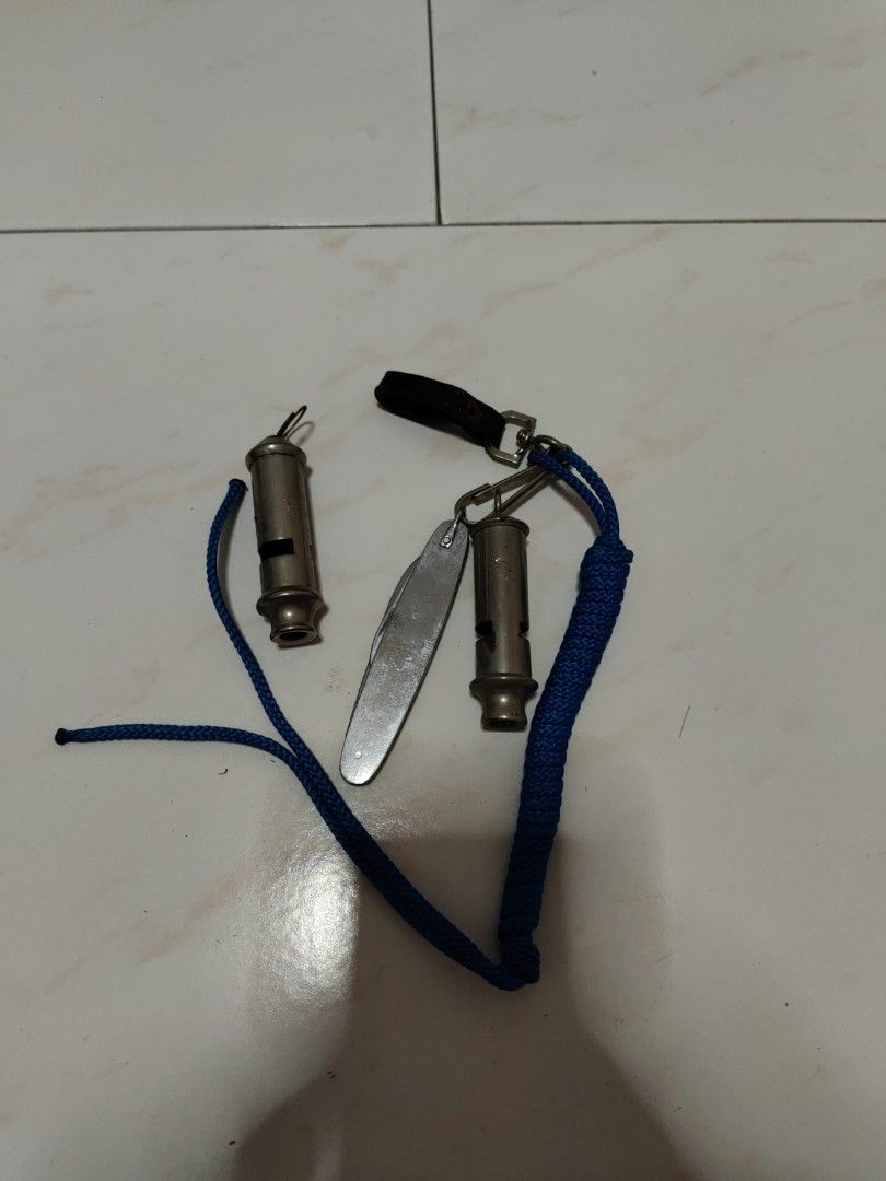 Girl guides whistle, knife, chord, Hobbies & Toys, Stationery & Craft ...