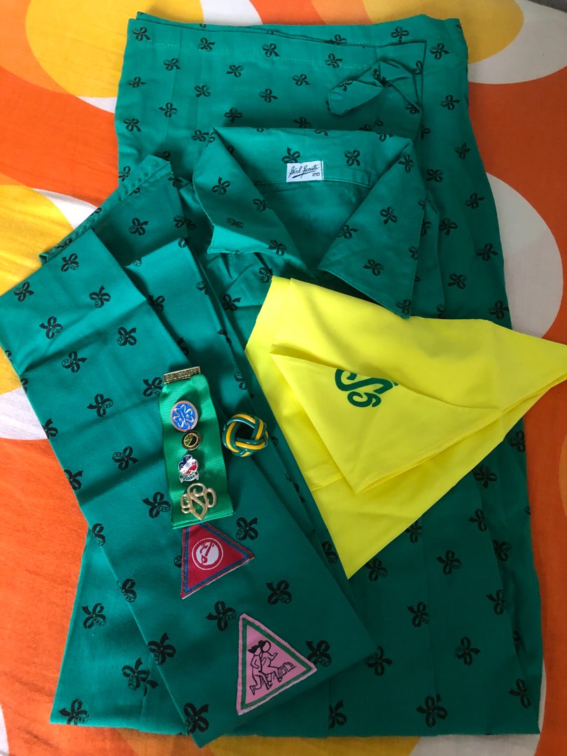 Girls Scout Uniform Set With Accessories Womens Fashion Dresses And Sets Sets Or Coordinates