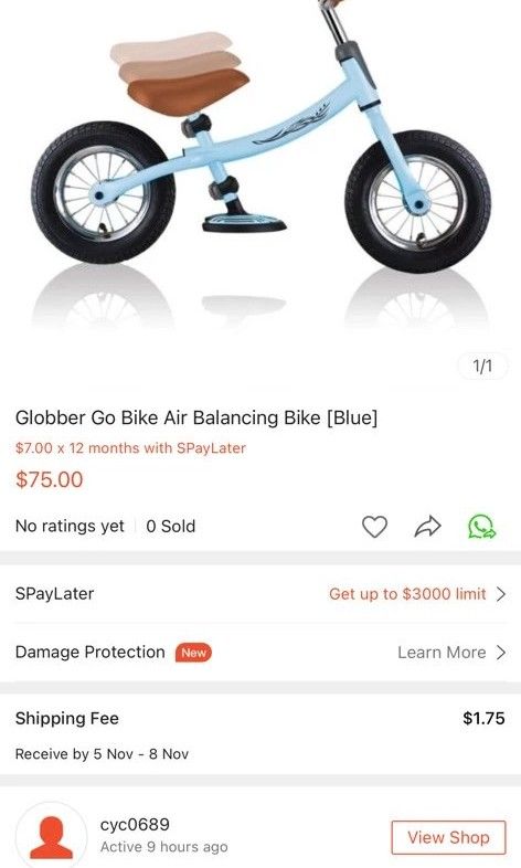 Gobbler Go Bike Air Balancing, Sports Equipment, Bicycles & Parts ...