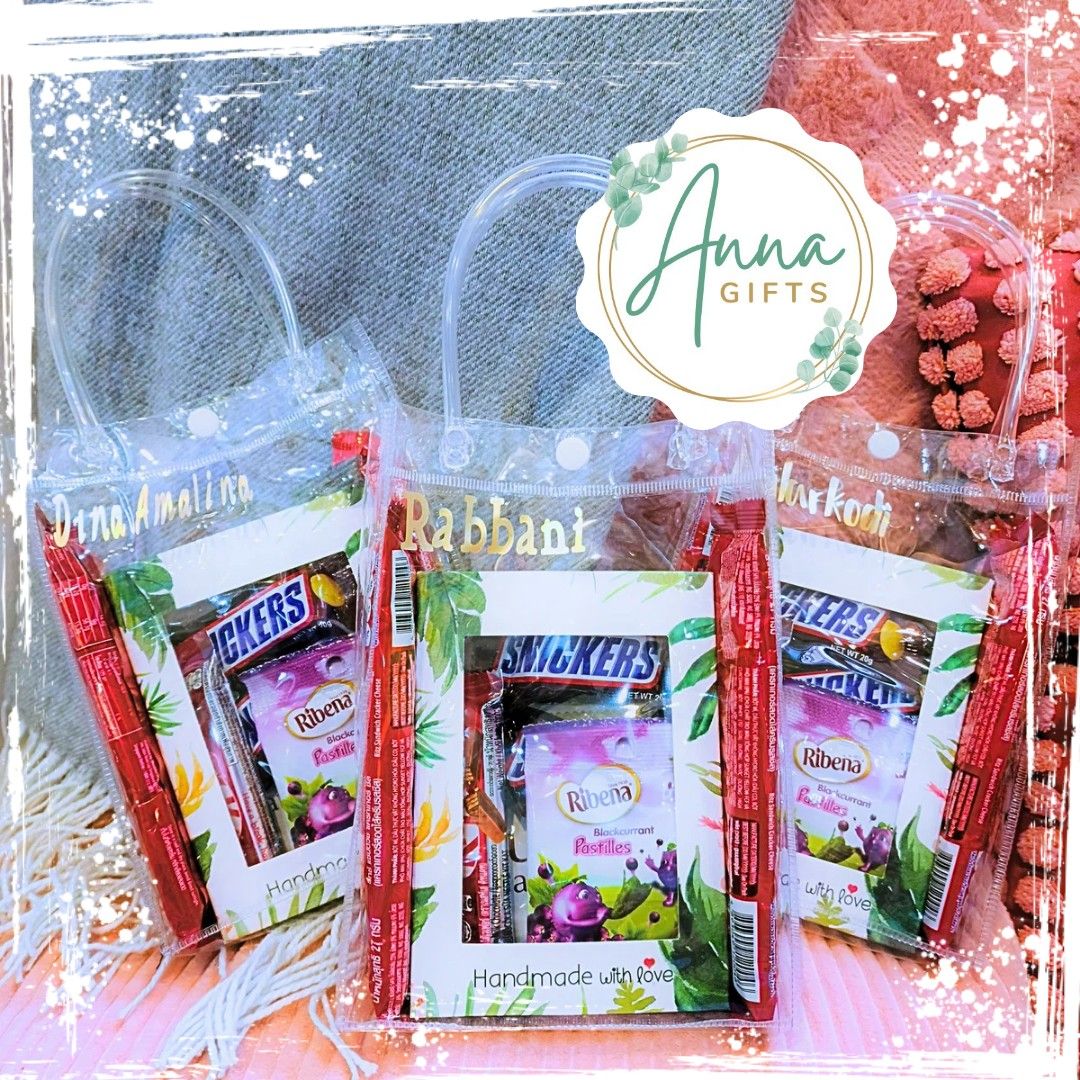 Goodie Bag, Berkat, Farewell Gifts, Mini Bag, Door Gift Customised ...