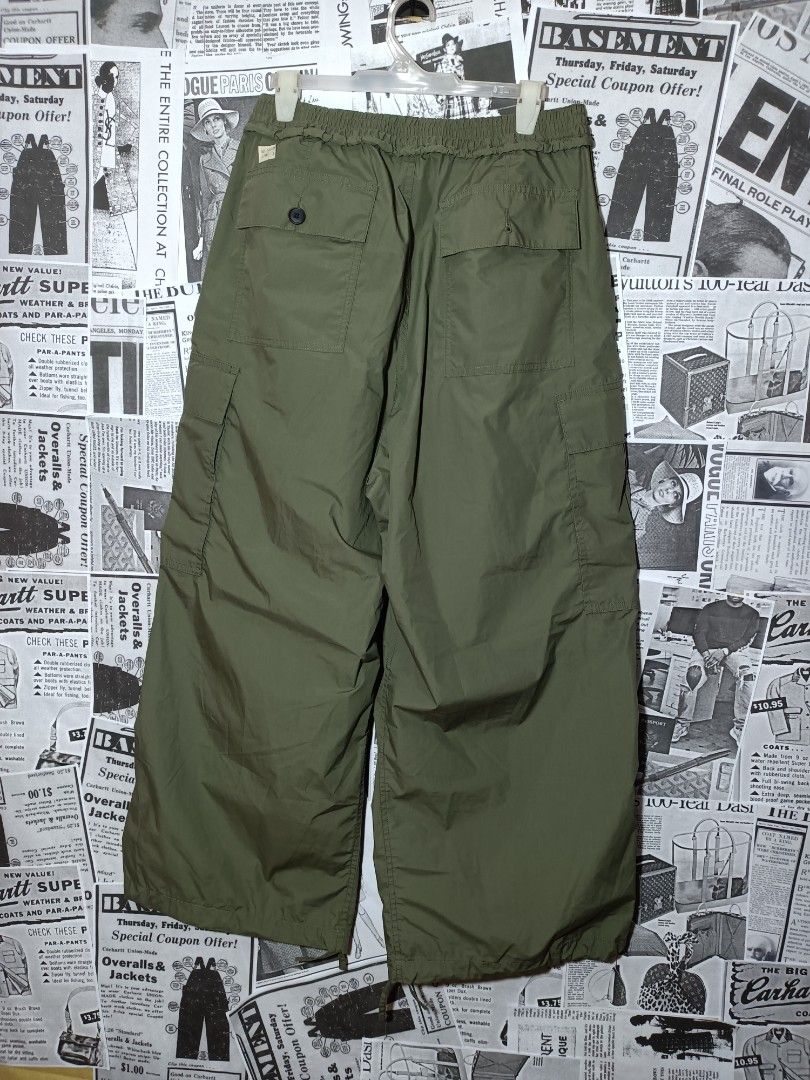 Gu parachute pants, Men's Fashion, Bottoms, Trousers on Carousell