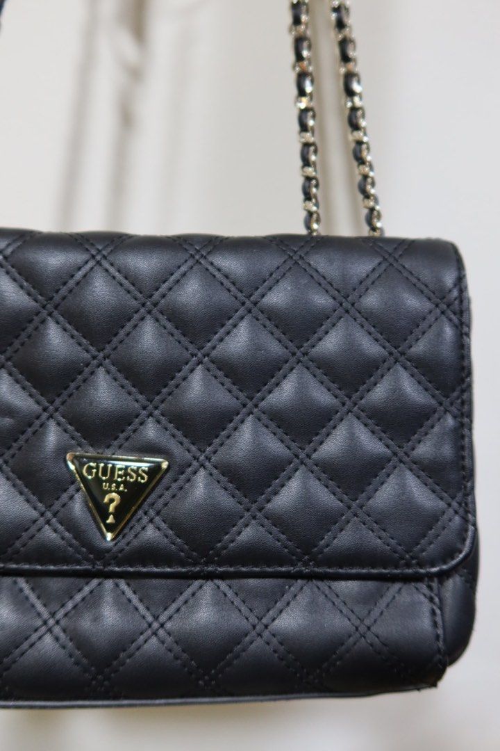 Guess Quilted Bag, Women's Fashion, Bags & Wallets, Cross-body Bags on ...