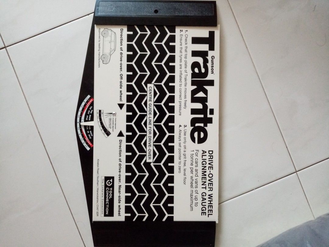 Gunson Trakrite Alignment Gauge, Car Accessories, Tyres & Rims on Carousell