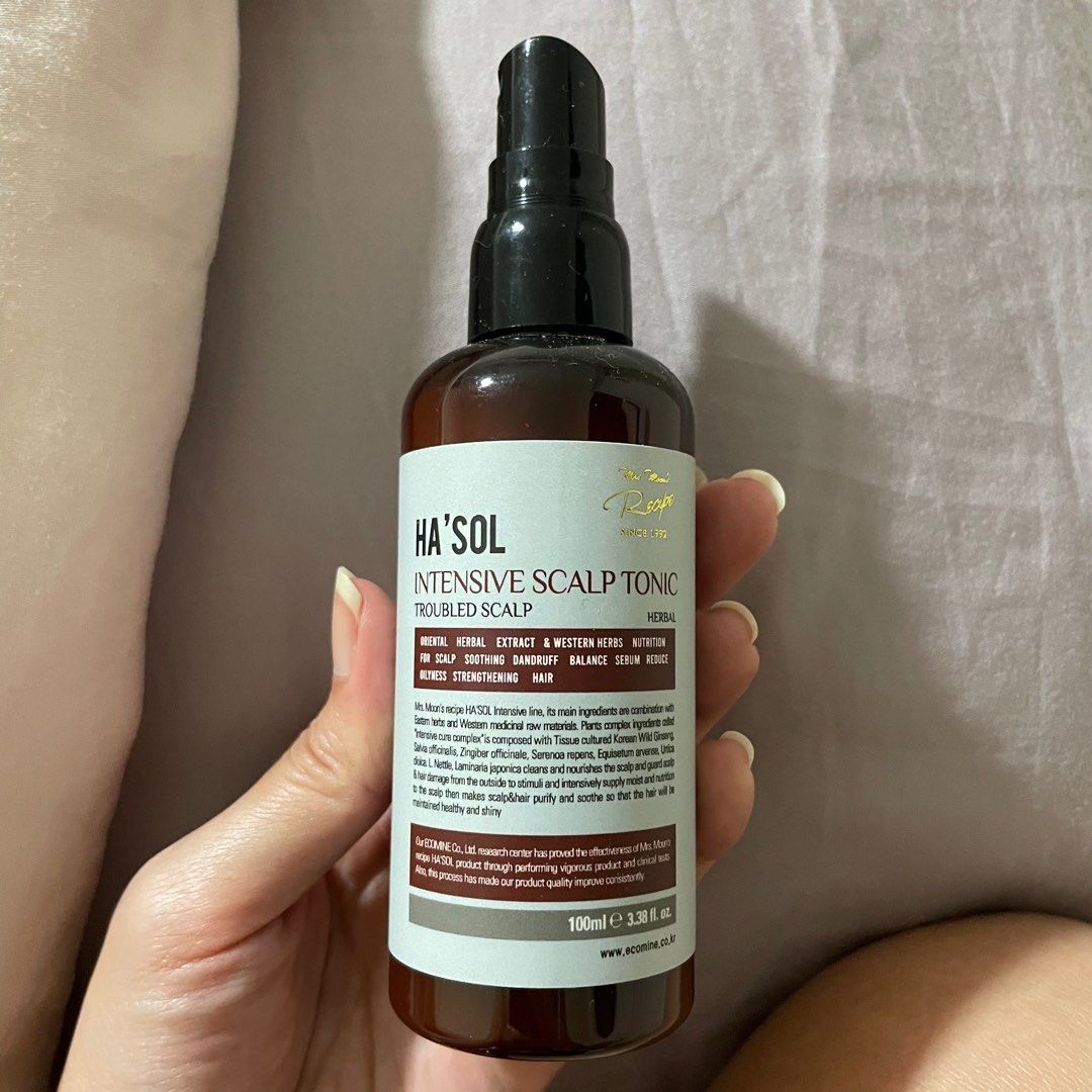 Ha Sol Intensive Scalp Tonic, Beauty & Personal Care, Hair on Carousell