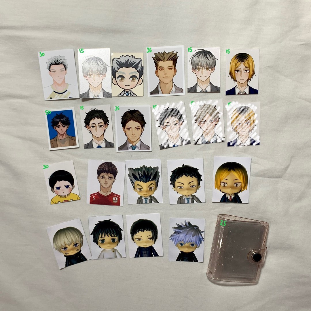 haikyuu ID photo prints, Hobbies & Toys, Memorabilia & Collectibles, J ...