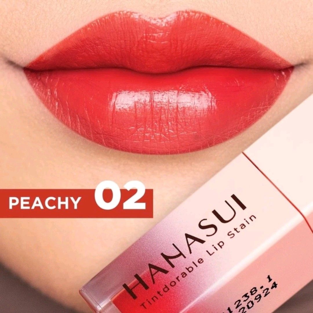 HANASUI TINTDORABLE Lip Tint Lip Stain, Kesehatan & Kecantikan, Rias ...