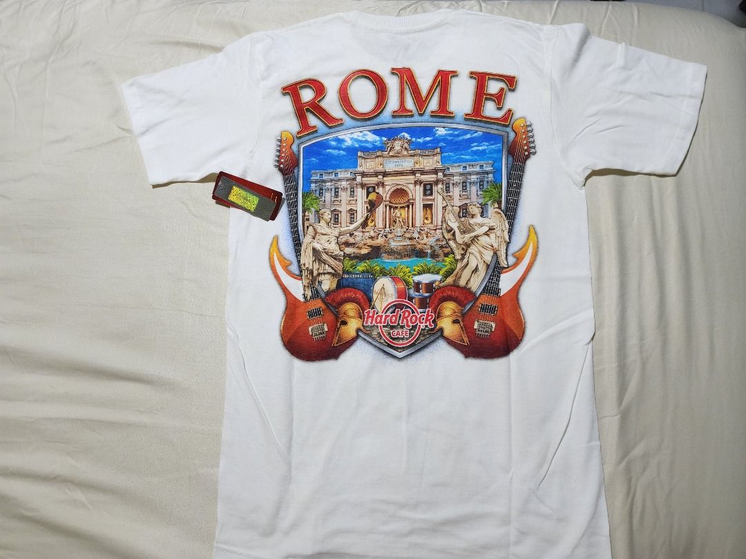 Hard Rock Rome, Men's Fashion, Tops & Sets, Tshirts & Polo Shirts on ...