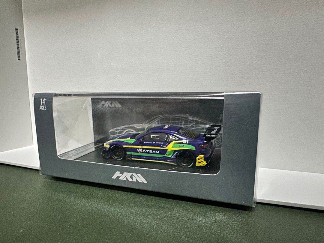 HKM 1:64 Pandem GT86 Rocket Bunny Fujiwara EVA 01 DieCast Car Model ...