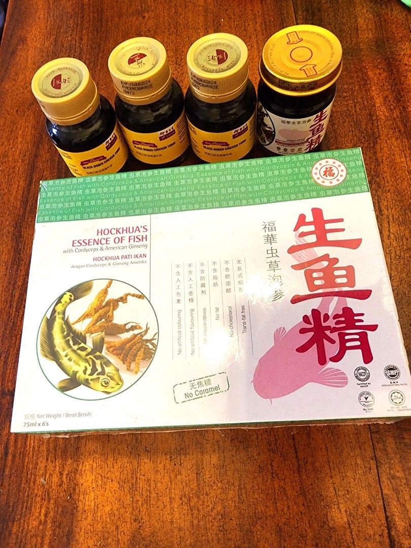 HOCKHUA Essence of Fish with Cordyceps & American Ginseng + 4 add ...