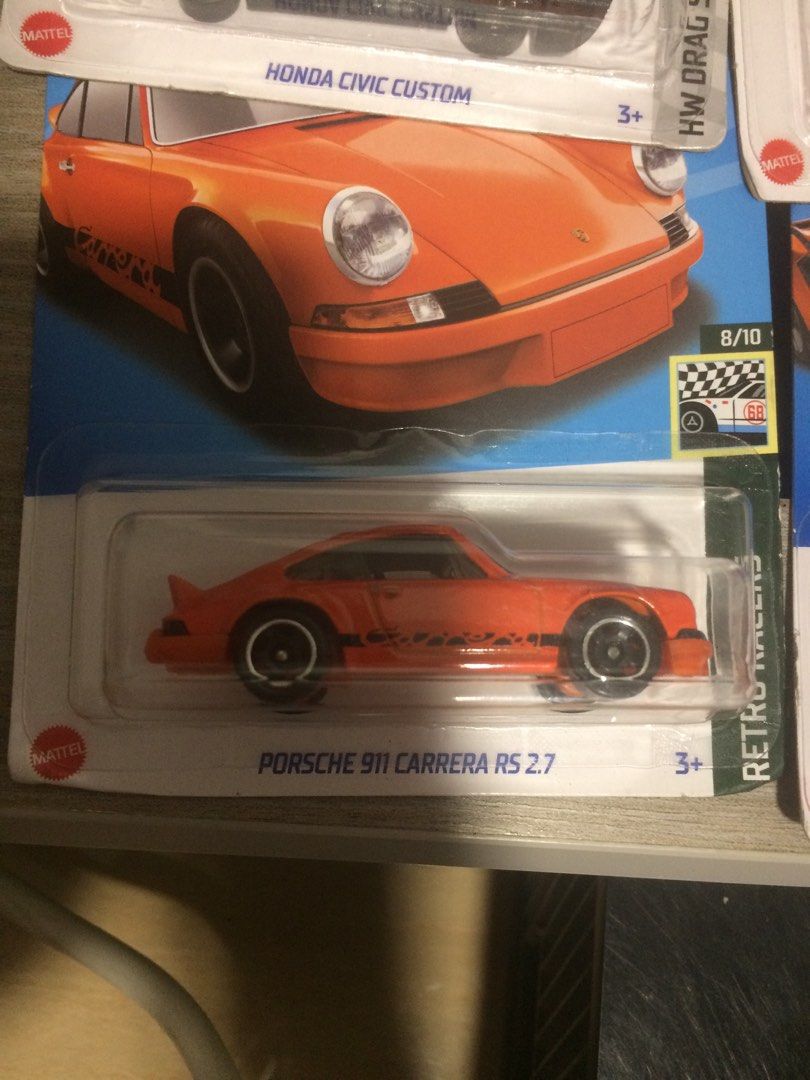 Hot wheels Porsche 911 Carrera rs orange, Hobbies & Toys, Toys & Games ...