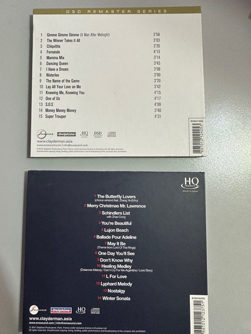 HQ CD- Richard Clayderman- Plays ABBA, Let the Live in, Hobbies & Toys, Music & Media, CDs ...