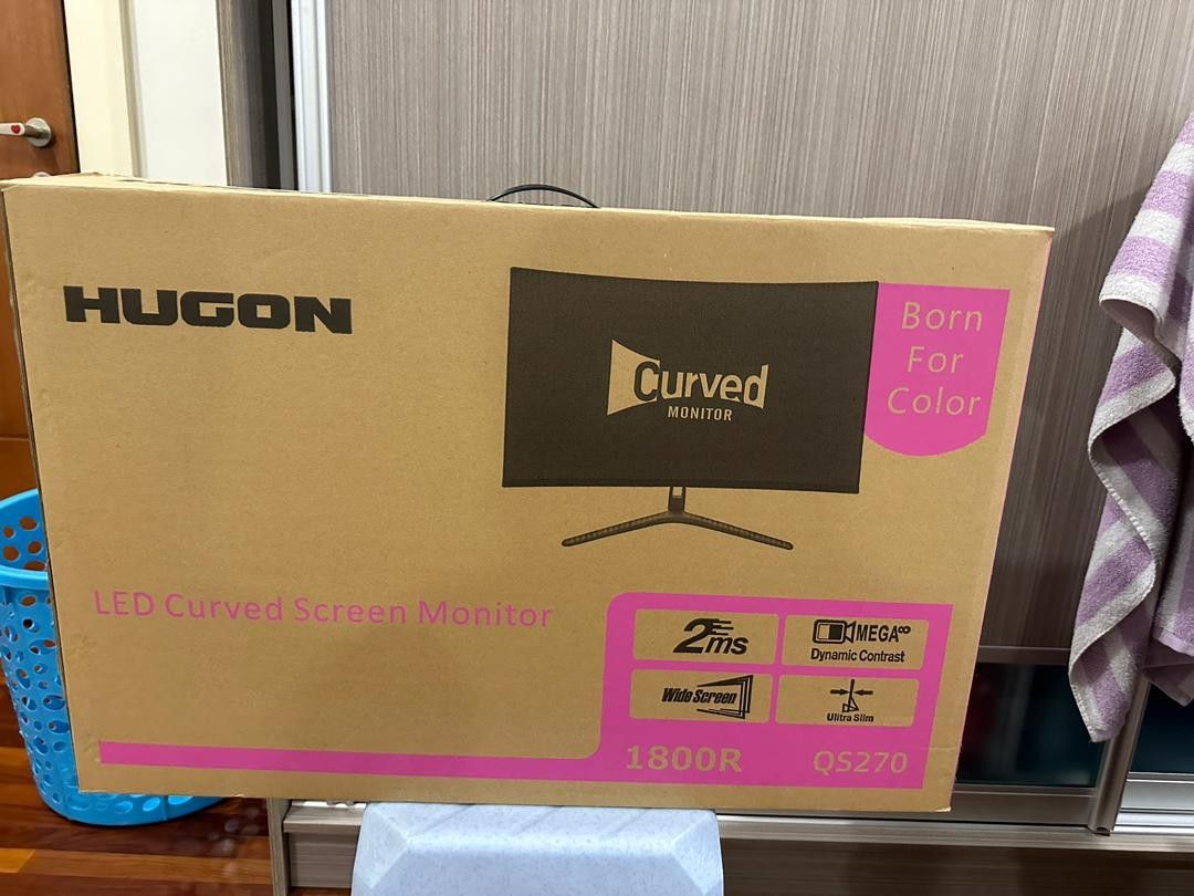 Hugon Monitor 27' inch, Computers & Tech, Parts & Accessories, Monitor ...