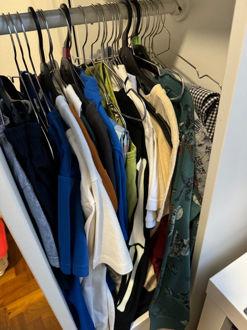 IKEA SMASTAD kids wardrobe with pull out unit, Furniture & Home Living ...