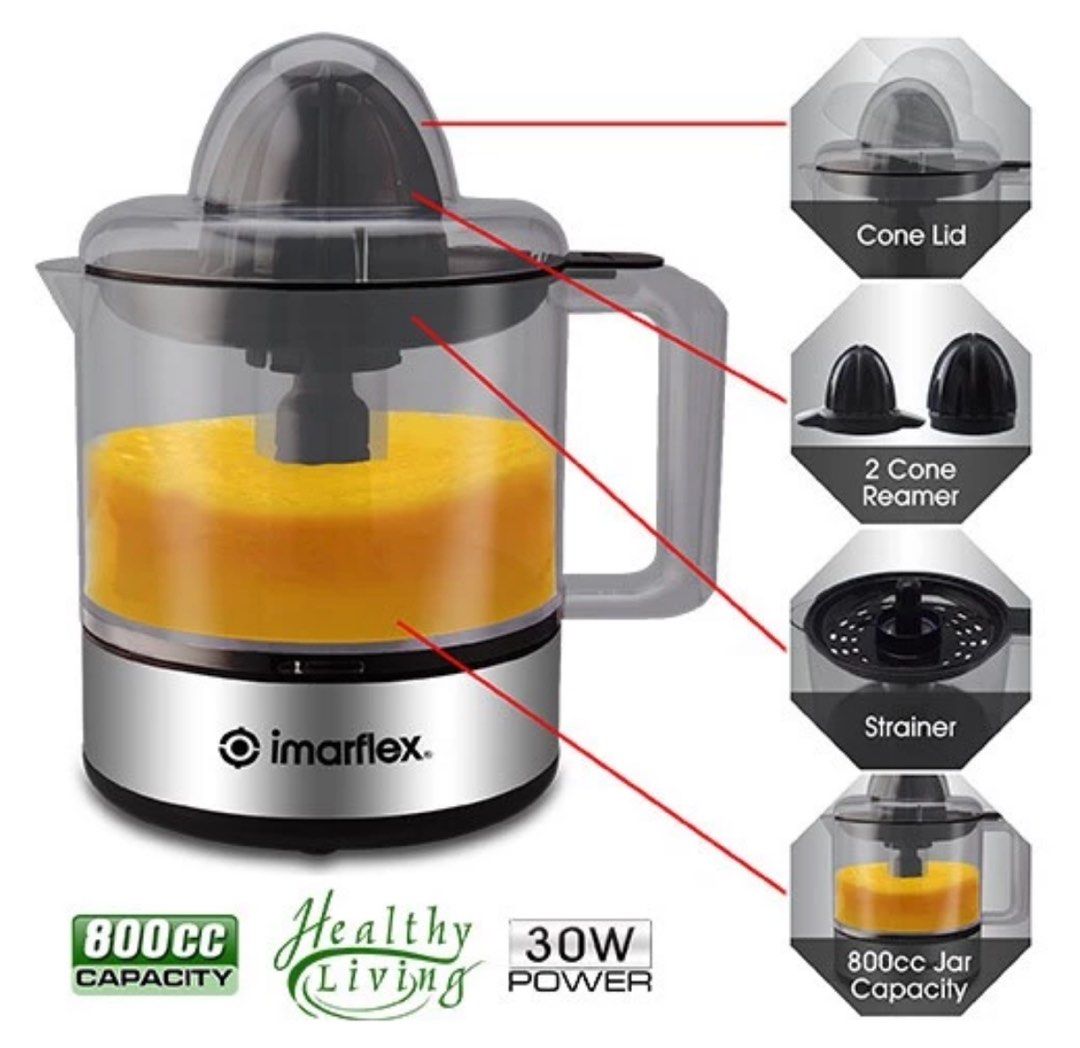IMARFLEX ELECTRIC CITRUS JUICER, TV & Home Appliances, Kitchen ...