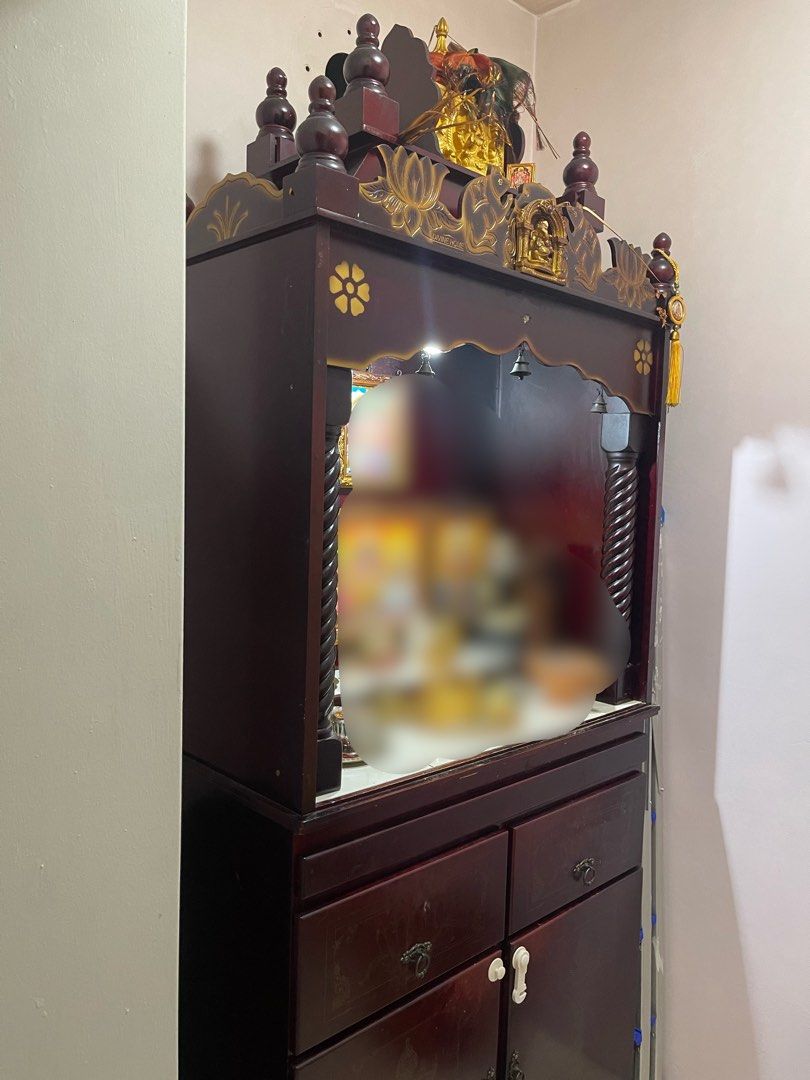 Indian Prayer Altar, Furniture & Home Living, Furniture, Shelves ...