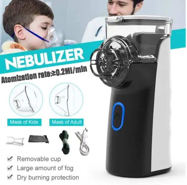 Infant/Kids/Adult Wireless Portable Mini Handheld Mesh Nebulizer ...