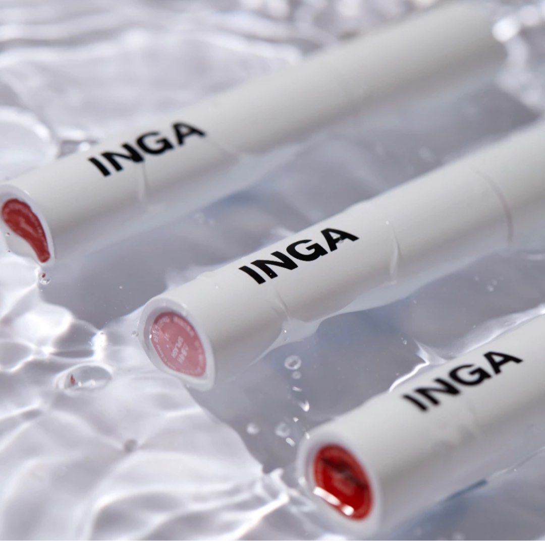 Inga Water Glow Lip Tint (# Bare Peach), Beauty & Personal Care, Face ...