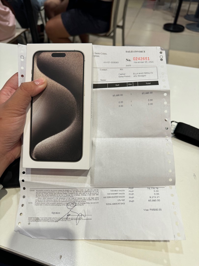 Iphone 15 Promax 256gb brandnew sealed natural titanium ntc openline ...