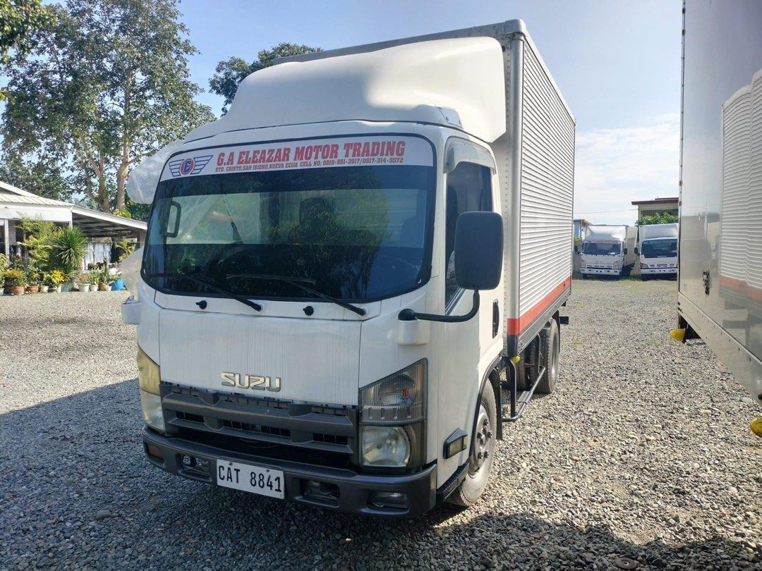 ISUZU ELF ALUMINUM CLOSED VAN 12FT, Special Vehicles, Heavy Vehicles on ...