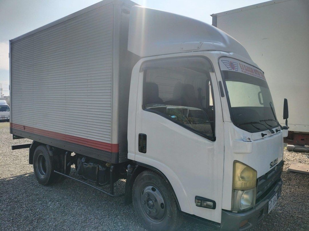 ISUZU ELF ALUMINUM CLOSED VAN 12FT, Special Vehicles, Heavy Vehicles on ...
