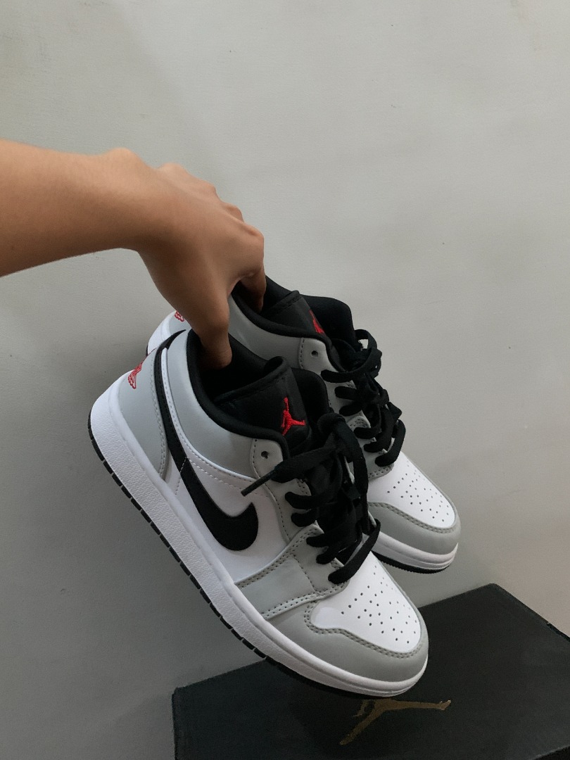J1 Low 'Light Smoke Grey', Women's Fashion, Footwear, Sneakers on Carousell