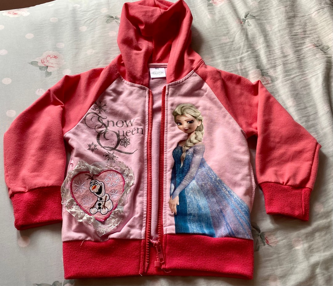 Authentic Disney Elsa Jacket, Babies & Kids, Babies & Kids Fashion on ...